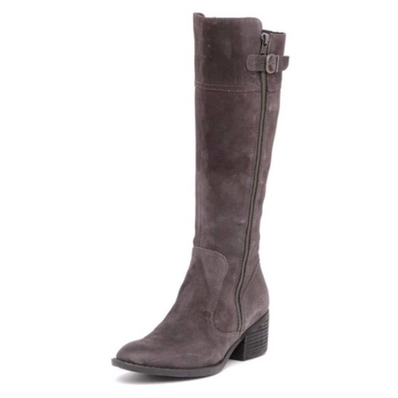 Born | Shoes | Born Fanner Distressed Grey Suede Boots Size M | Poshmark